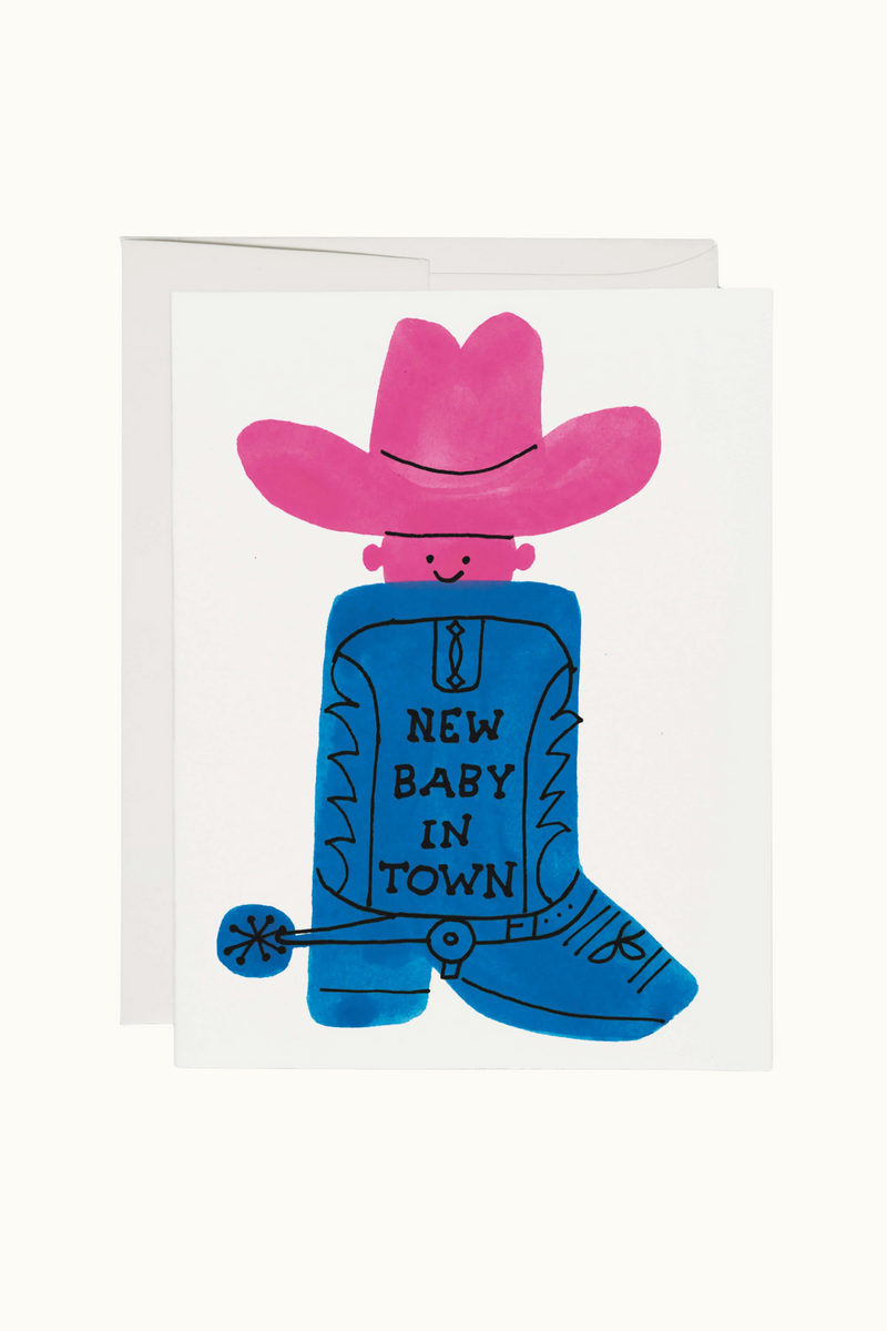Red Cap Boot Baby Card at Parc Shop | Minneapolis, MN