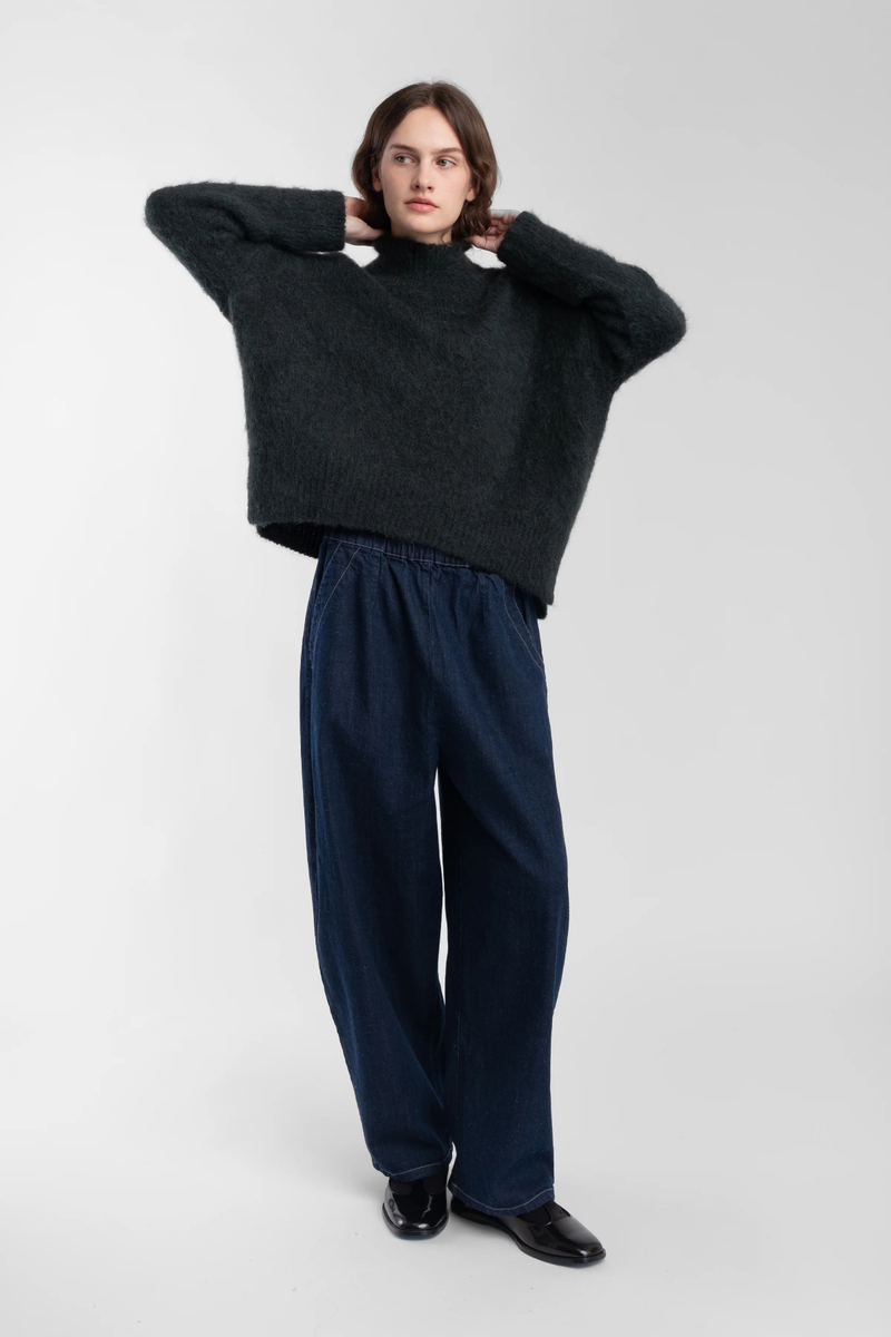 Micaela Greg Loft Sweater in Forest at Parc Shop | Minneapois, MN